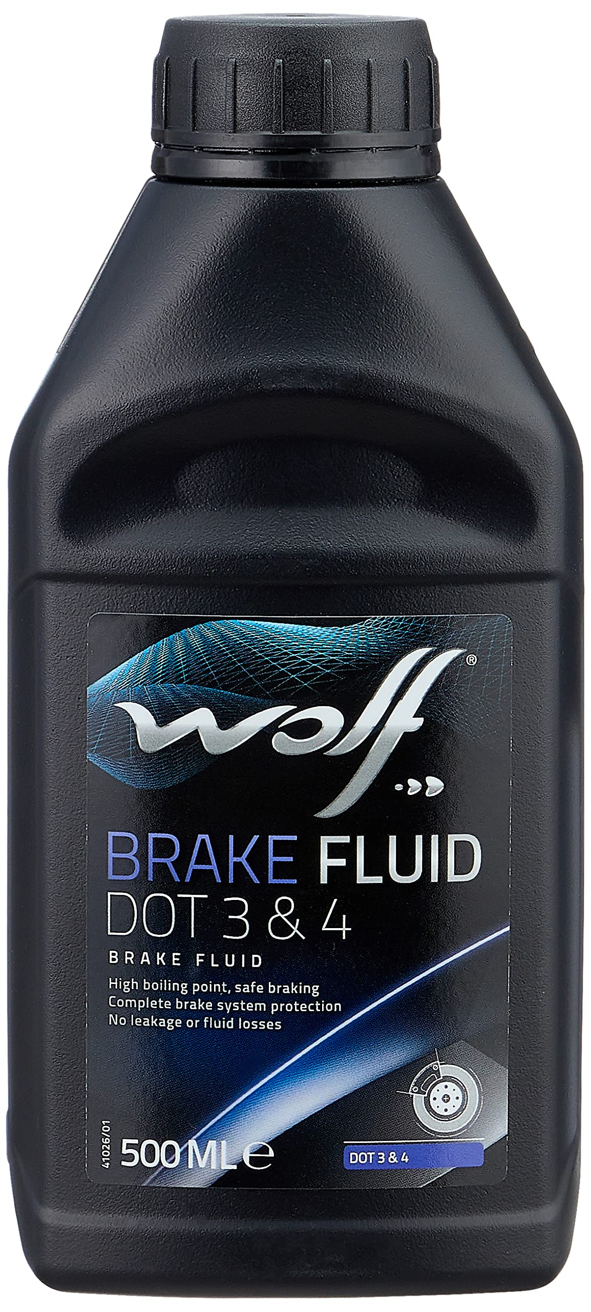 Wolf Brake Fluid DOT 3&4 - 0.5L | El Catalog